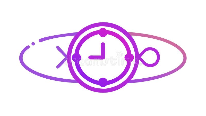 Time Progression Forward Icon. Future, Advancement, Continuous Progress, Vector Design ...