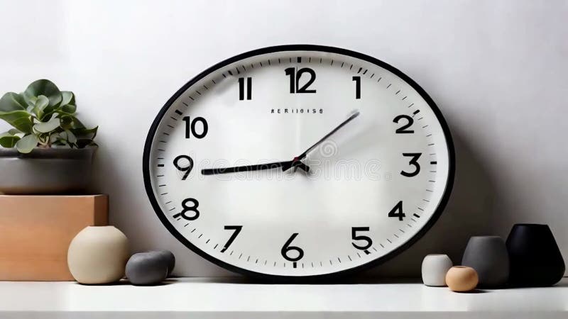 Time Progression with Unstable Spinning Analog Clock – Time-Lapse Video ...