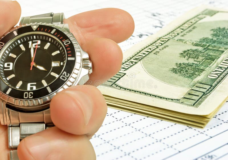 Time rates. stock photo. Image of hand, dividends, advantage - 30977958