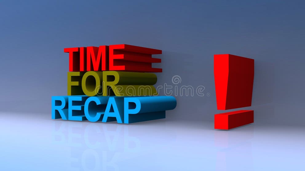 Time for recap on blue stock illustration. Illustration of disrobed ...