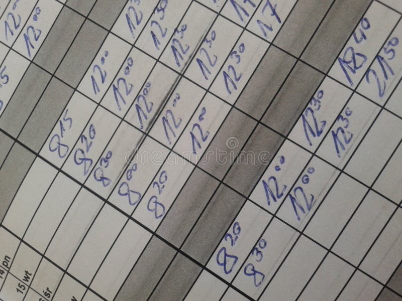 Time registration stock photo. Image of work, time, registration - 42781310