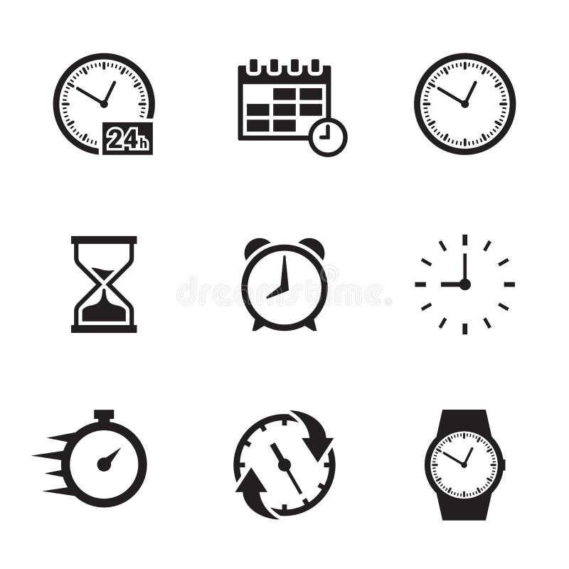 Time of day icons stock illustration. Illustration of design - 98661805