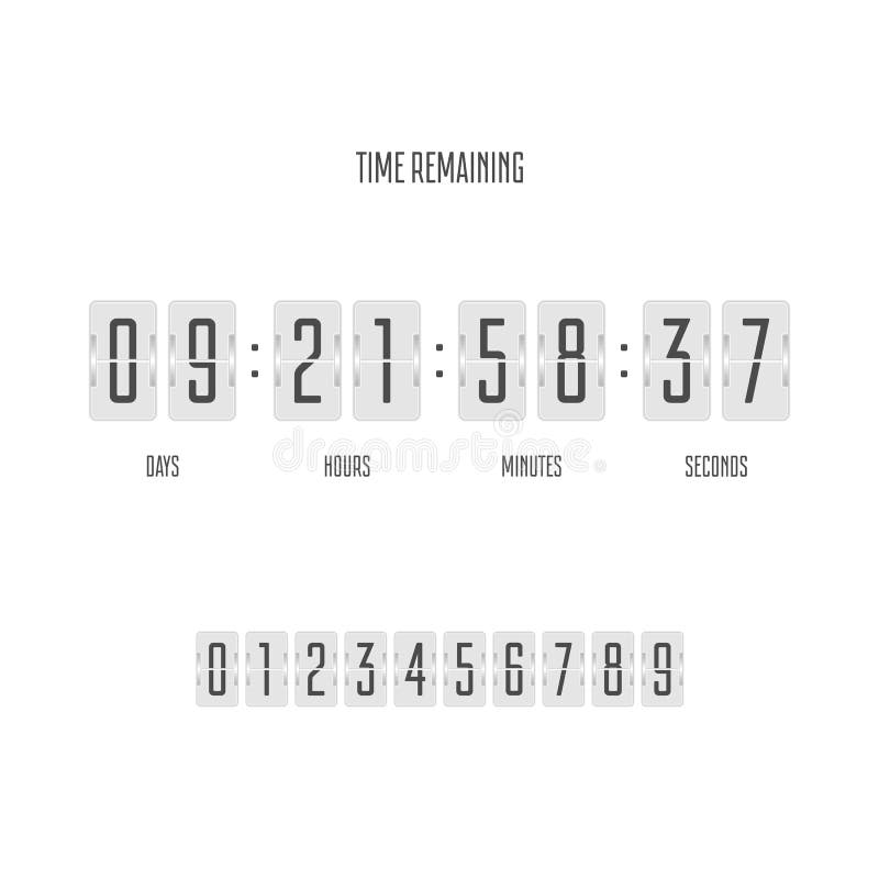 Time remaining template. stock vector. Illustration of coming - 172358735 Time remaining template. stock vector. Illustration of coming - 172358735