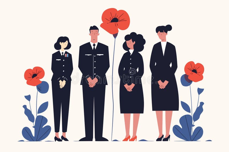 Time of Remembrance and Reconciliation Isolated Vector Style Stock ...