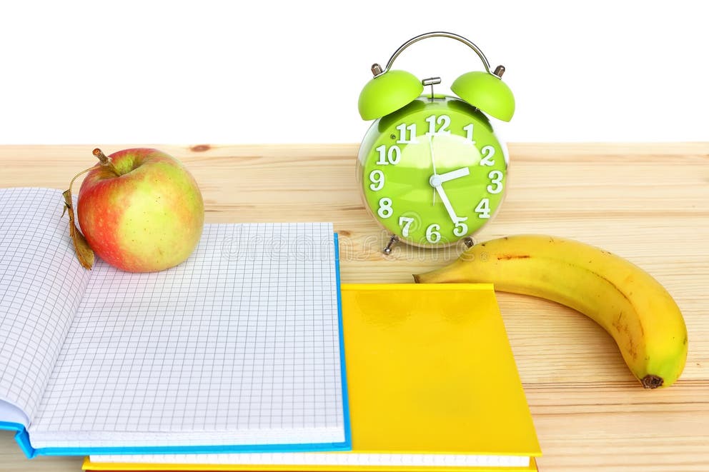 Time for Rest -time for Snacks Stock Image - Image of healthy, apple ...