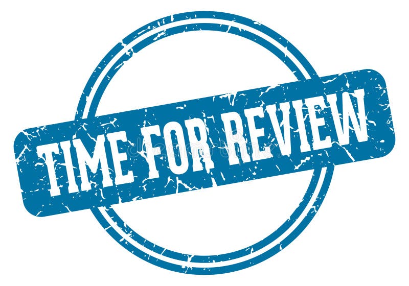 Time for review stamp stock vector. Illustration of graphic - 365330254