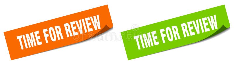 Review Time Sticker Stock Illustrations – 245 Review Time Sticker Stock ...