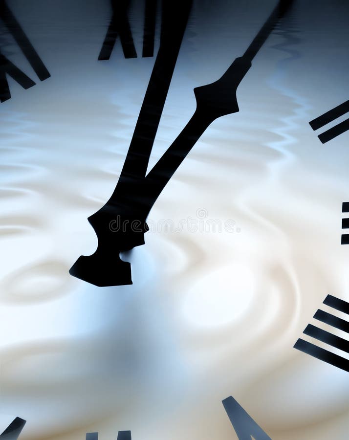 Time ripples stock illustration. Illustration of face - 1638696