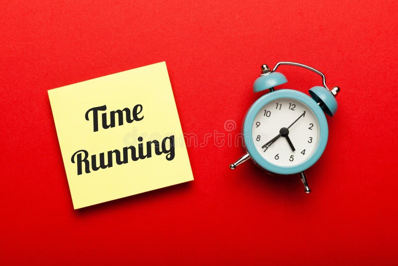 Patience Concept, Waiting Time. Yellow Background Stock Image - Image ...