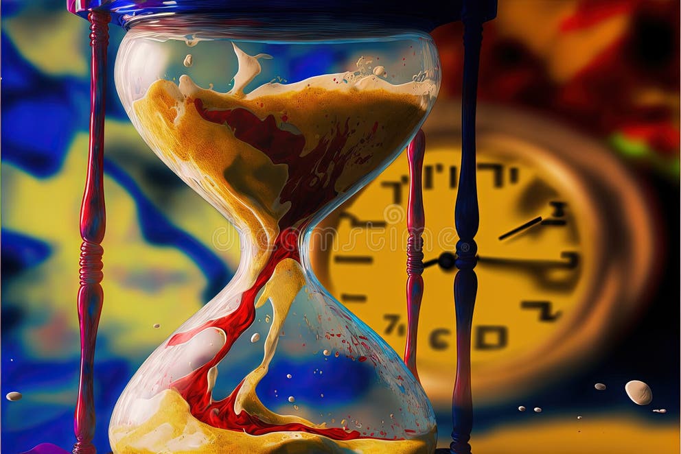 Time Running Fast Abstract Wasting of Time Concept Quick, Fast, Speed ...