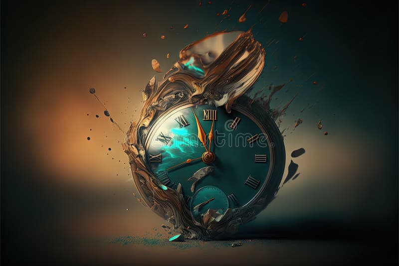 Time Running Fast Abstract Wasting of Time Concept Quick, Fast, Speed ...