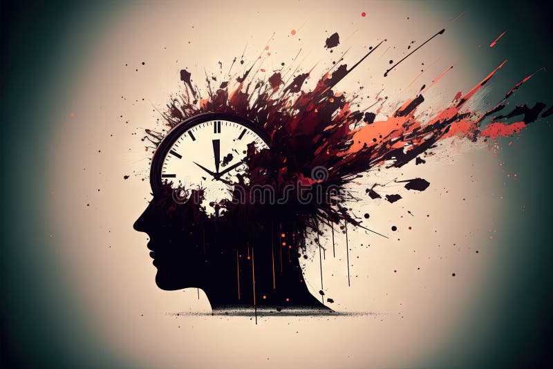 Time Running Fast Abstract Wasting of Time Concept Quick, Fast, Speed ...