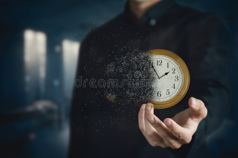 Time Running Out in Business Process Stock Photo - Image of holding ...