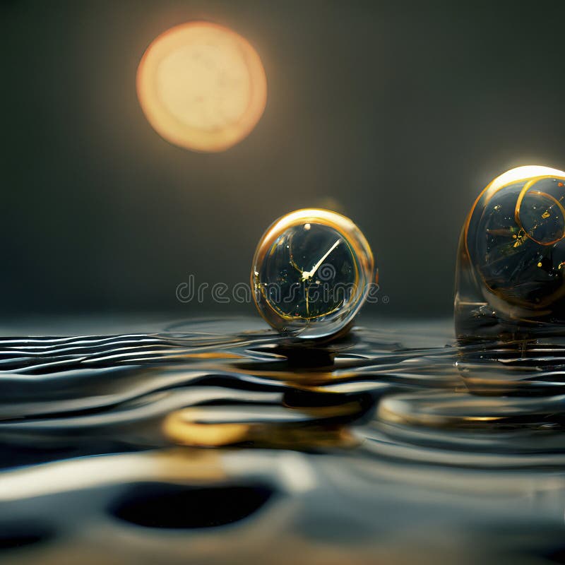 Time is Running Out Concept Shows Distorted Clock that is Dissolving ...