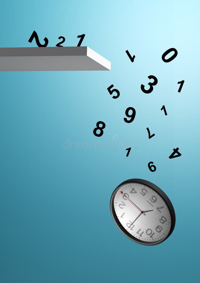 Time is Running Out, Countdown, Deadline or Time Flies Concepts Stock ...