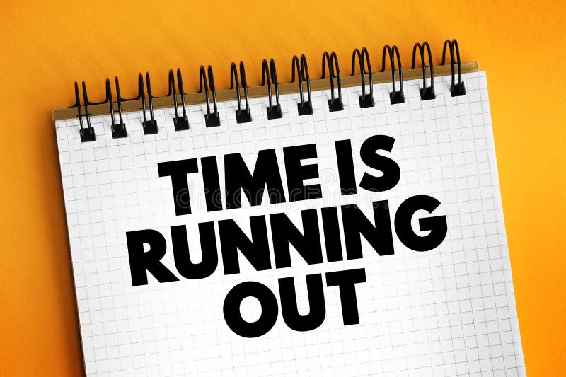 Notice Time Running Out Stock Illustrations – 28 Notice Time Running ...