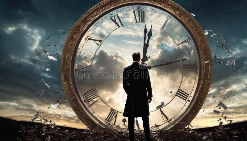 Time s Echo in Eternity stock photo. Image of dawn, fleeting - 313353818