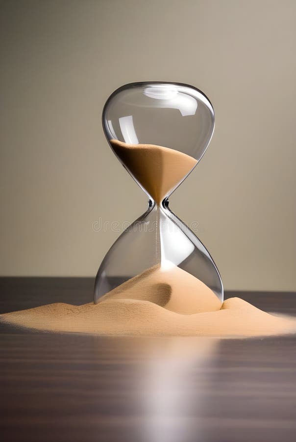 Time’s Running Out: a Nerve-Wracking Experience Stock Illustration ...