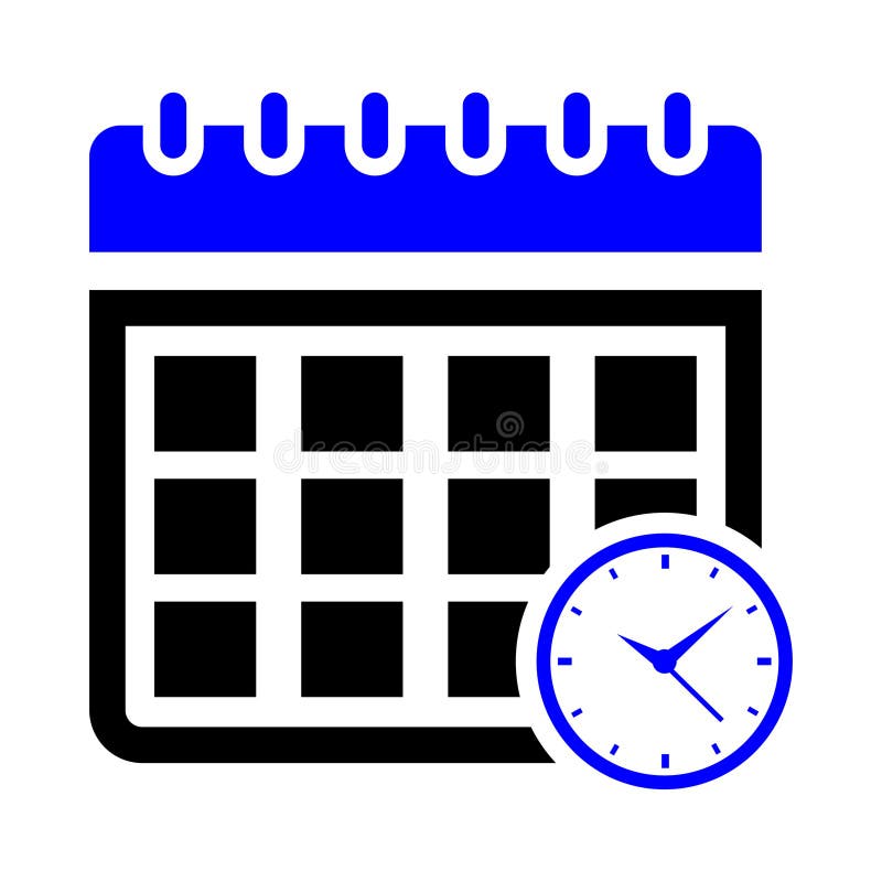 Time Schedule Icon stock vector. Illustration of graphic - 366375487