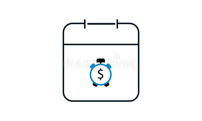 Meeting Time Schedule Icon. Trendy Schedule Logo Concept on White ...