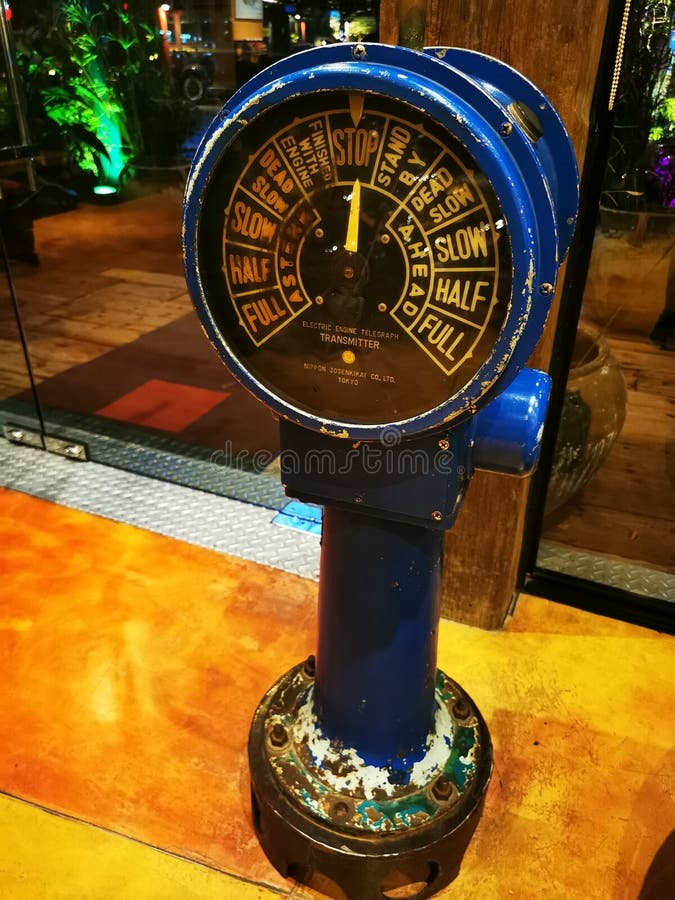 Time Sense Blue Rudder Model Stock Photo - Image of time, sense: 203377020