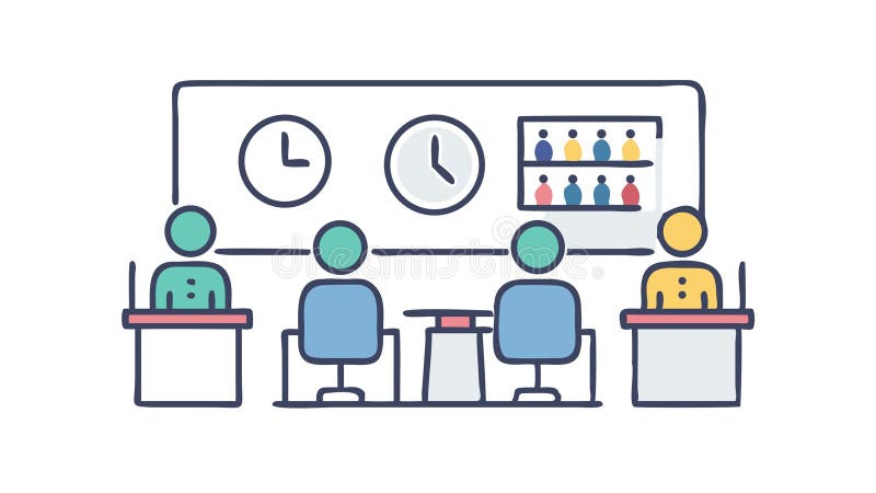 Time Sensitive Meeting and Discussion, Vector Design Generative AI ...