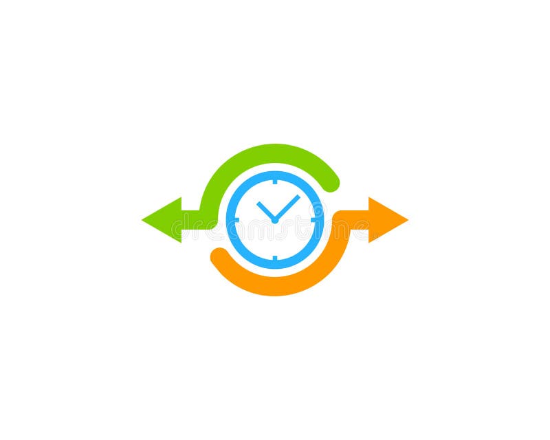 Time Share Icon Logo Design Element Stock Vector - Illustration of ...