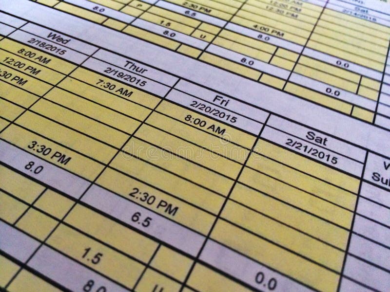 Time sheet stock photo. Image of resources, completed - 50487466