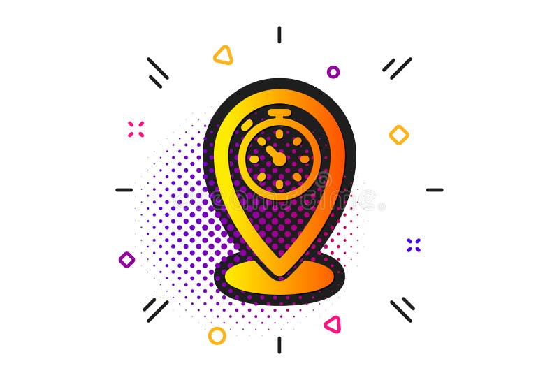 Timer Icon. Time Sign. Location Pointer Symbol. Vector Stock Vector ...