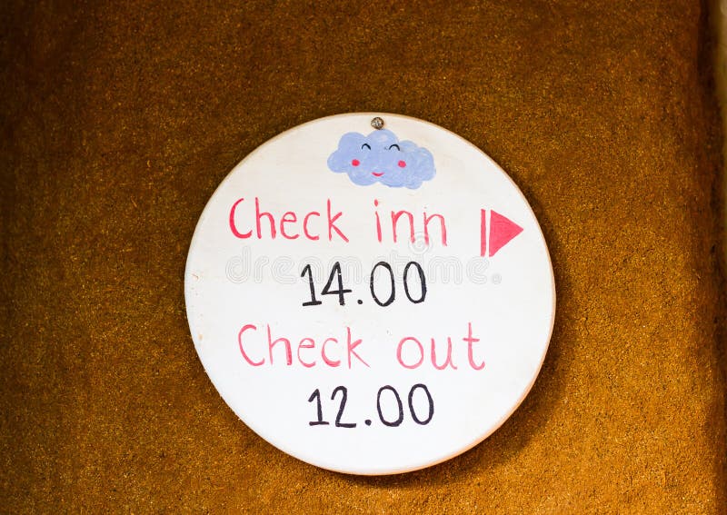 Time sign at resort stock image. Image of time, hotel - 39178007