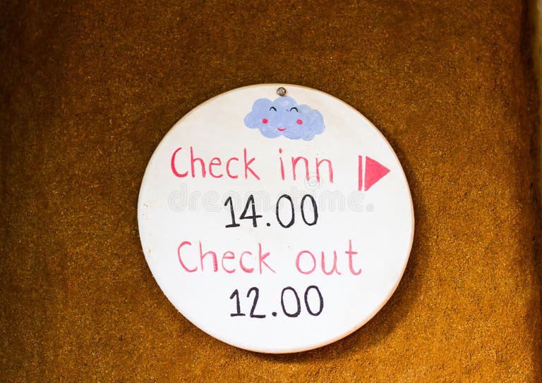 Time sign at resort stock image. Image of time, hotel - 39178007