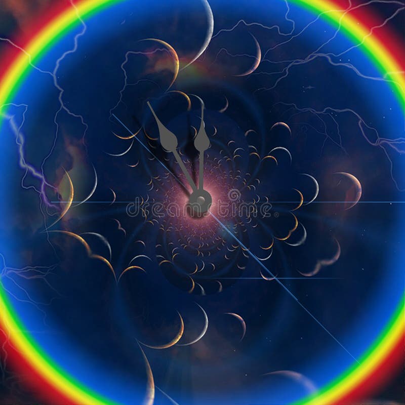 Through time and space stock illustration. Illustration of eternity ...