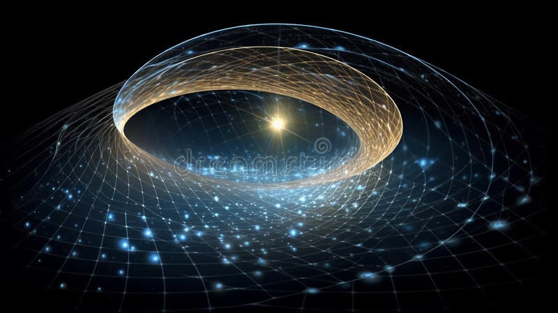 Spacetime Curvature Stock Illustrations – 215 Spacetime Curvature Stock ...