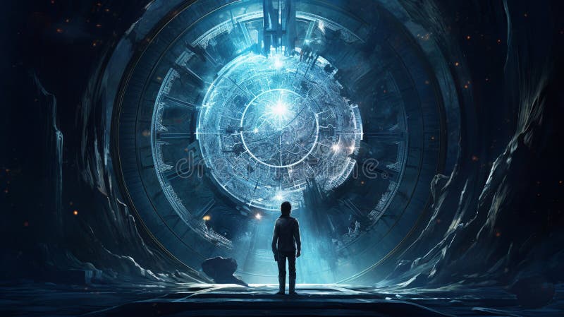 The Time and Space Gate that Opens on the Wilderness, AI Generative ...