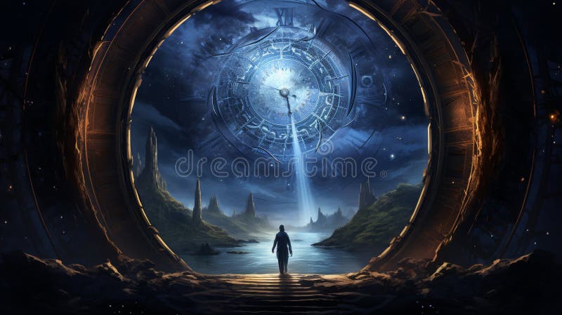 The Time and Space Gate that Opens on the Wilderness, AI Generative ...