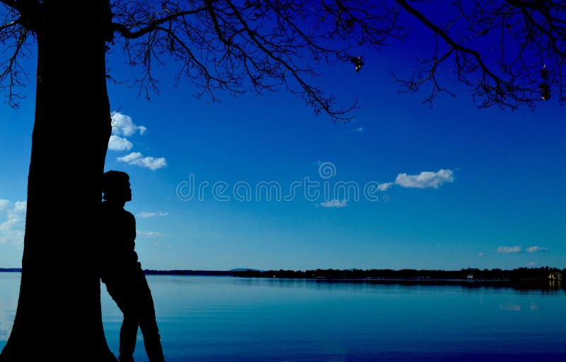Time Spent Alone stock photo. Image of spent, water, looking - 49426368