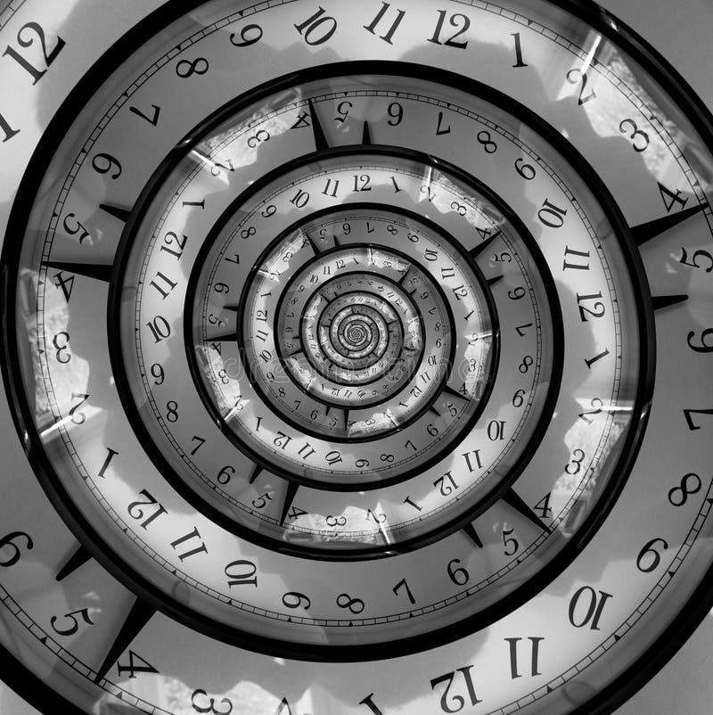 Time Spiral stock illustration. Illustration of optical - 10891626