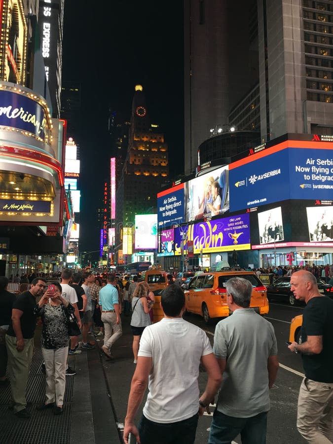 Time Square NYC editorial photo. Image of square, time - 83514411