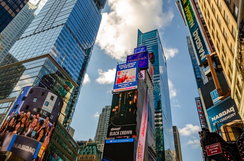Skyscraper at Time Square New York City Editorial Photography - Image ...