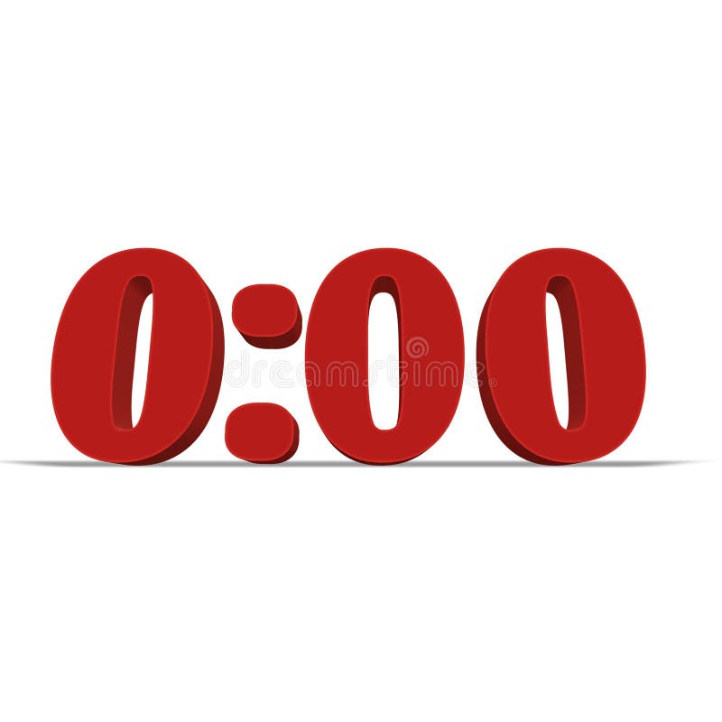 Time zero stock illustration. Illustration of hours, twelve - 19458754