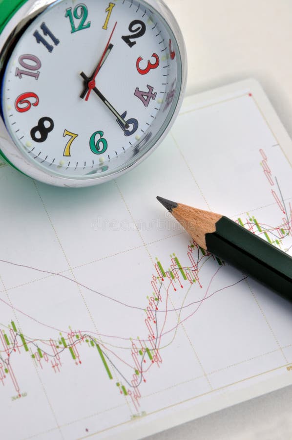 Time and Stock Marketing Analysis Stock Image - Image of benefit, alert ...
