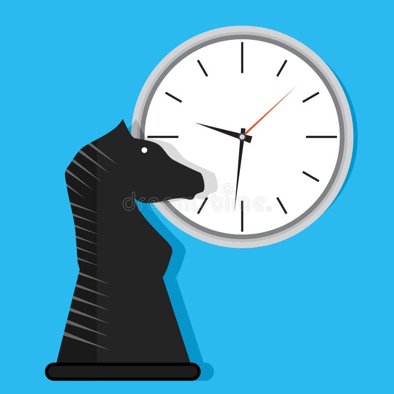 Strategy time icon stock vector. Illustration of label - 89740278