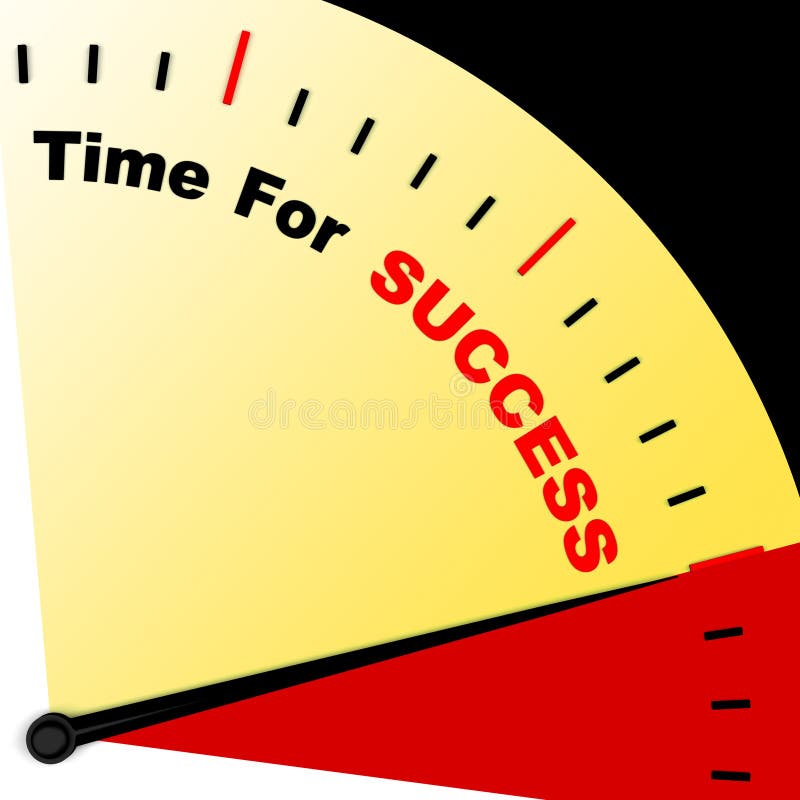 Time for Success Message Representing Victory and Winning Stock ...