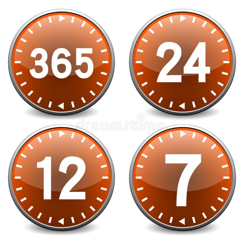 All time support stock vector. Illustration of design - 42734478