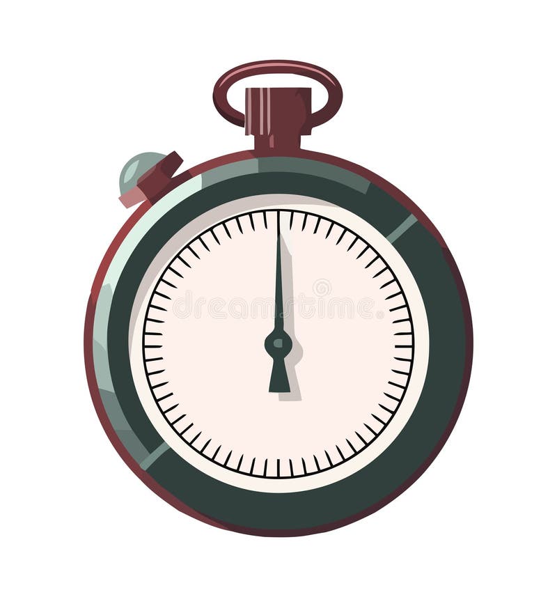 Time Symbolized by Clock Face, Stopwatch, Countdown Stock Vector - Illustration of reminder ...