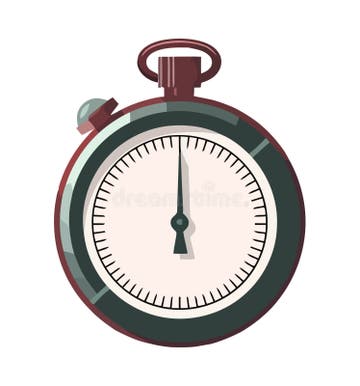 Time Symbolized by Clock Face, Stopwatch, Countdown Stock Vector ...