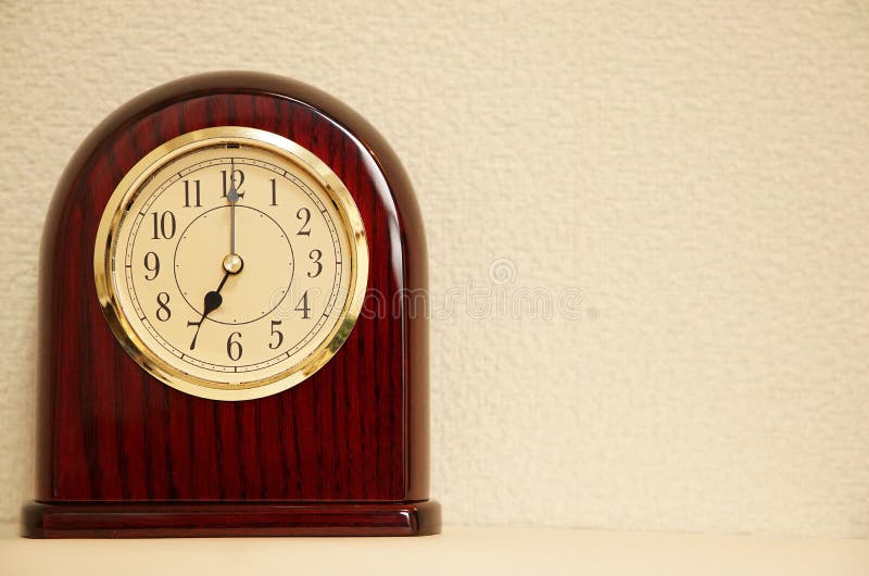Time is 7:00 stock photo. Image of minute, hour, analog - 113203274