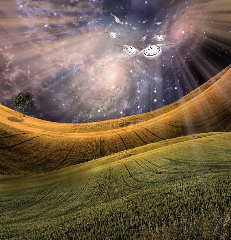 Flow of Time stock illustration. Illustration of objects - 153468309