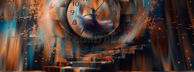 Time Takes on a Psychedelic Form with a Mesmerizing Clock with a ...