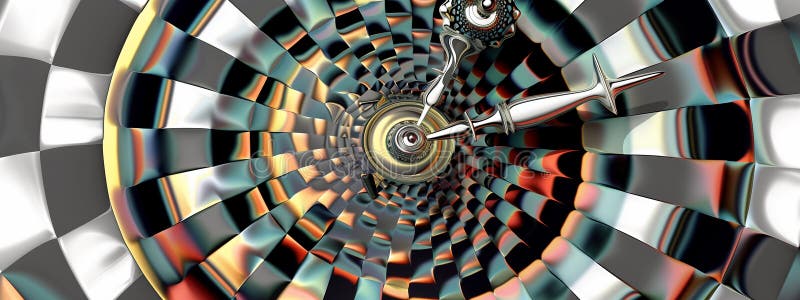 Time Takes on a Psychedelic Form with a Mesmerizing Clock, Its Vibrant ...